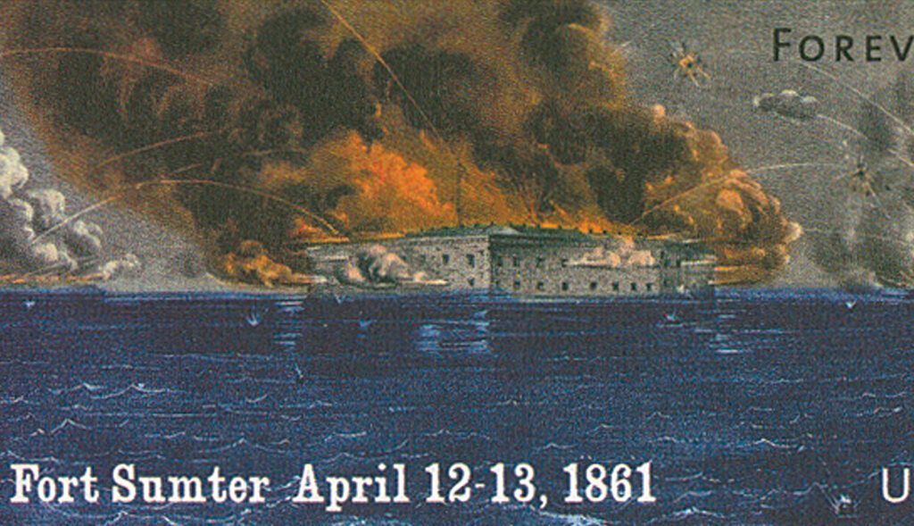 First Shots of the Civil War? — Mystic Stamp Discovery Center