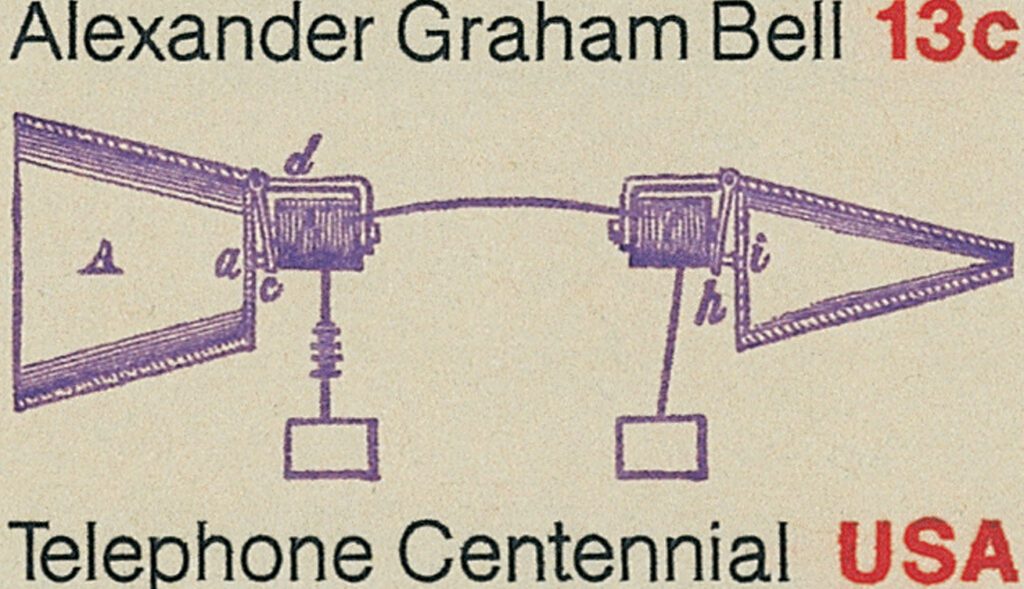 Alexander Graham Bell Patents Telephone — Mystic Stamp Discovery Center