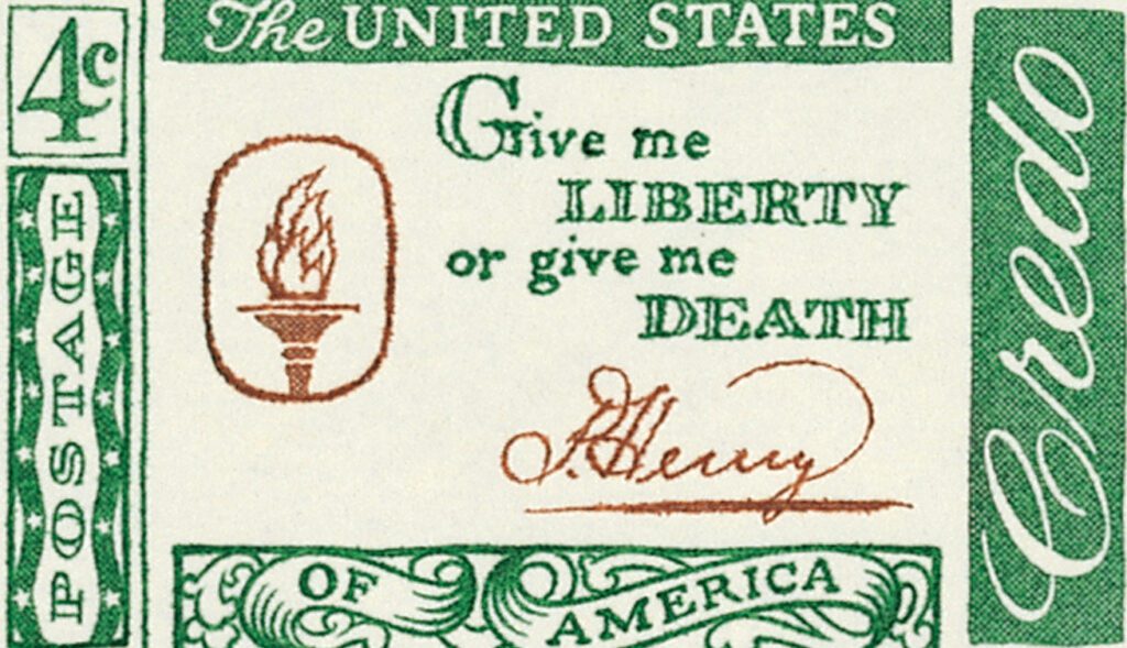 Patrick Henry Delivers Famous Speech — Mystic Stamp Discovery Center