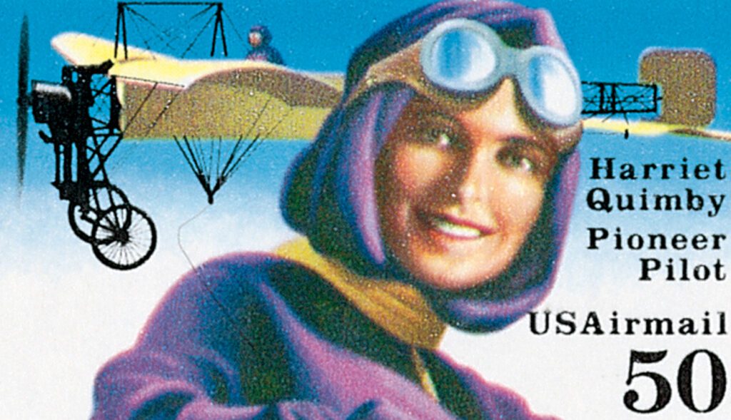 First Woman to Fly Across the English Channel — Mystic Stamp Discovery ...