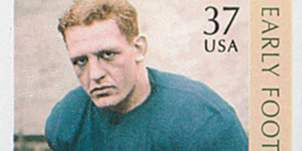 Birth of Red Grange — Mystic Stamp Discovery Center