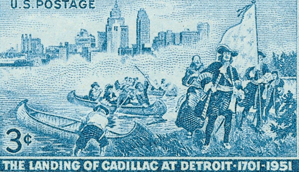 Founding of Detroit — Mystic Stamp Discovery Center