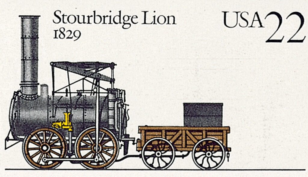 The First Steam Locomotive in the U.S. — Mystic Stamp Discovery Center