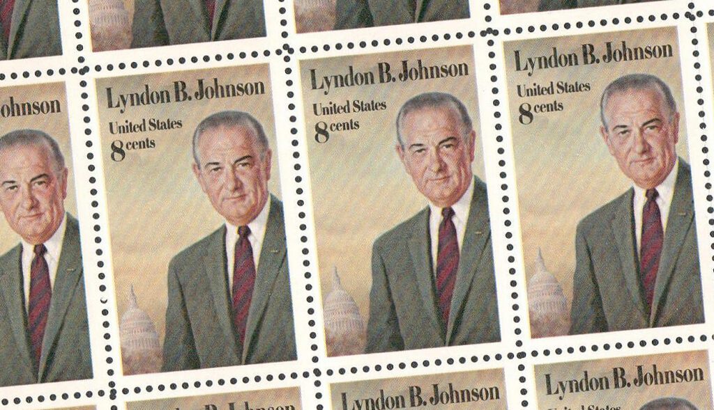 Birth of President Lyndon B. Johnson — Mystic Stamp Discovery Center