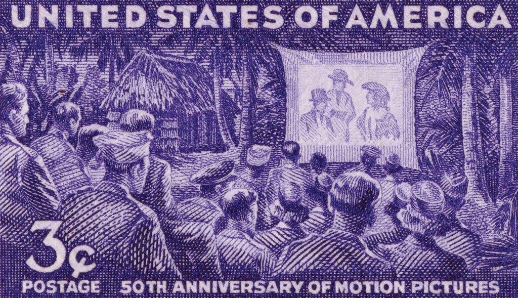 Thomas Edison Tests his First Motion Picture — Mystic Stamp Discovery ...