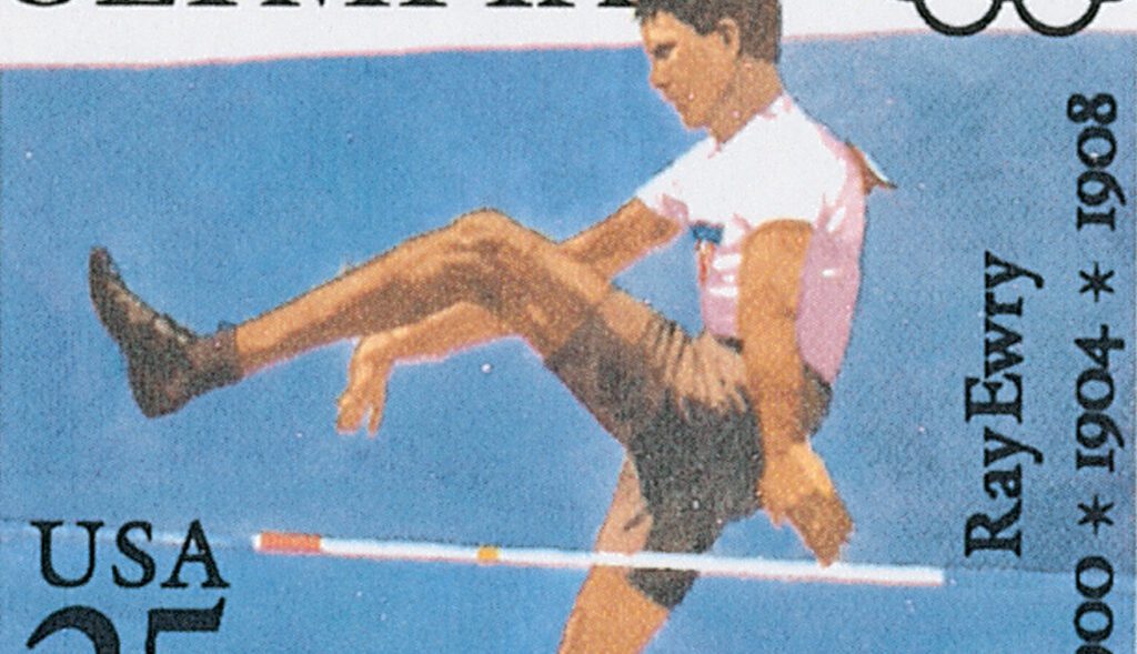 Birth of Olympian Ray Ewry — Mystic Stamp Discovery Center