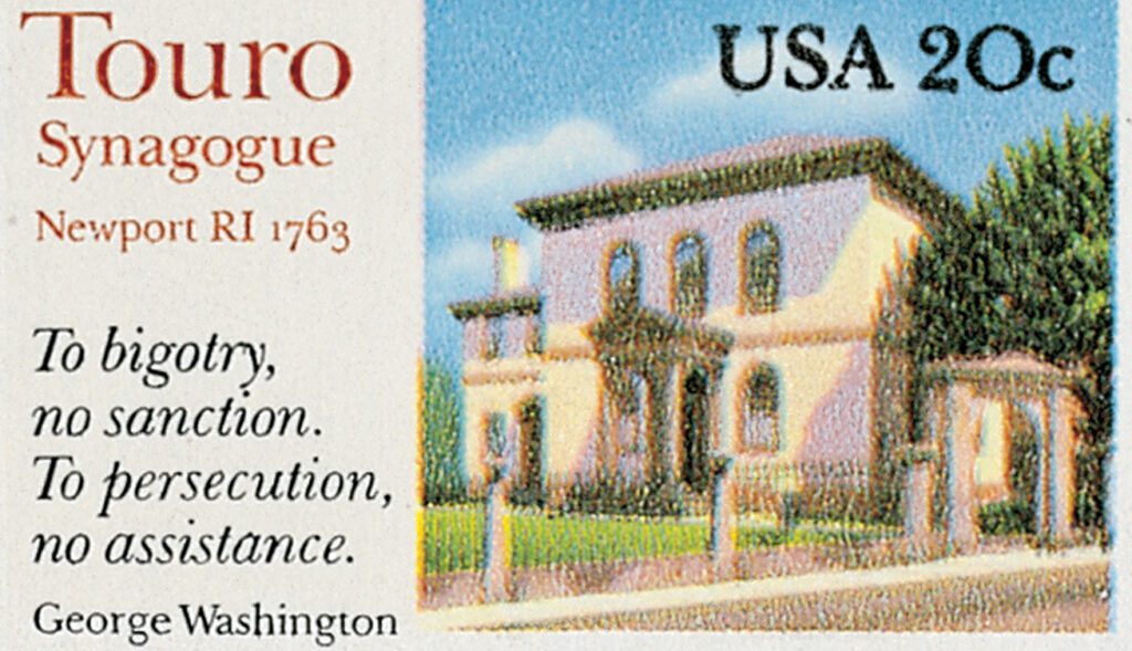 Dedication of Touro Synagogue — Mystic Stamp Discovery Center