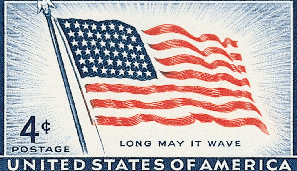 The Flag of Liberation — Mystic Stamp Discovery Center