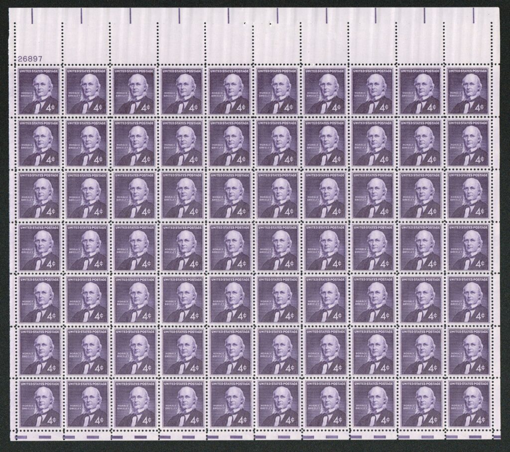 Birth of Horace Greeley | Mystic Stamp Discovery Center