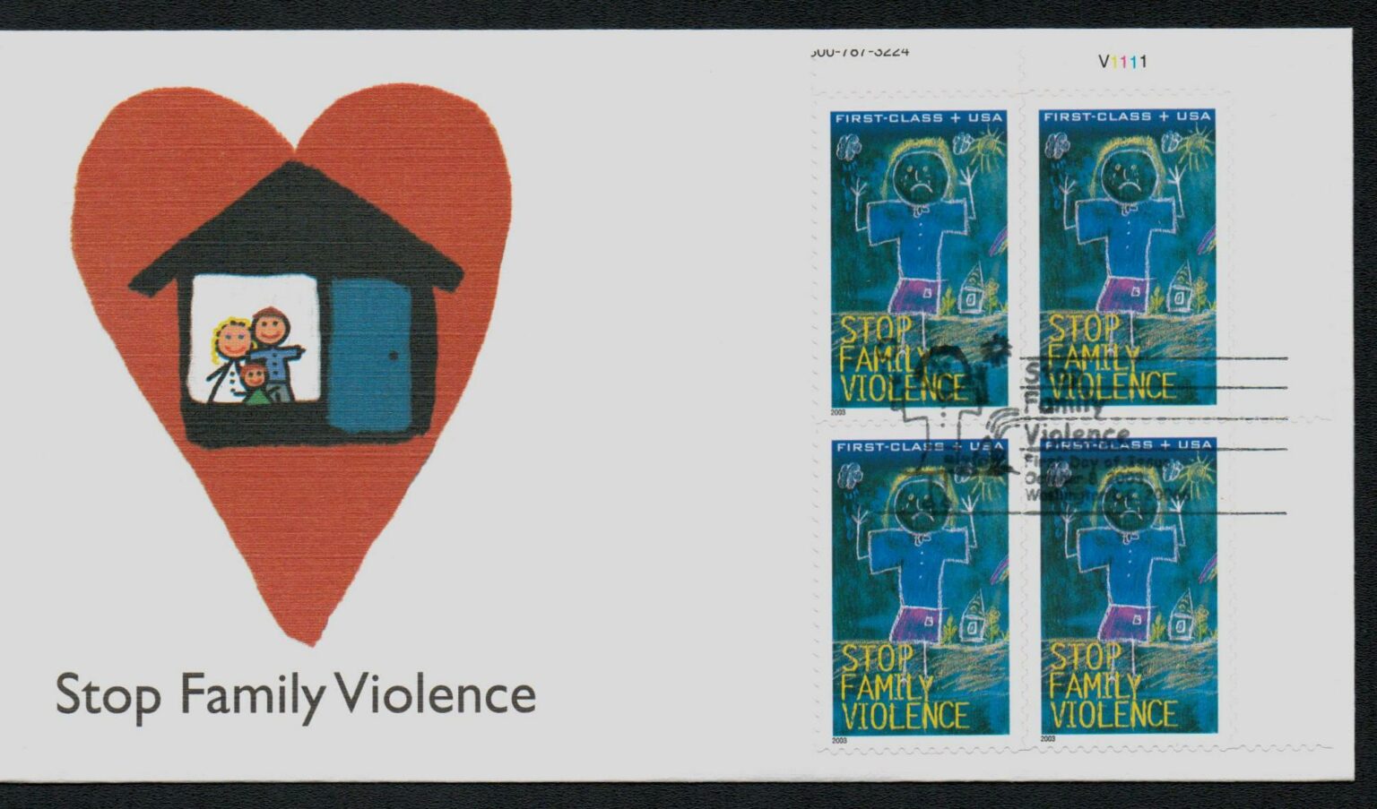 Stop Family Violence Semipostal | Mystic Stamp Discovery Center