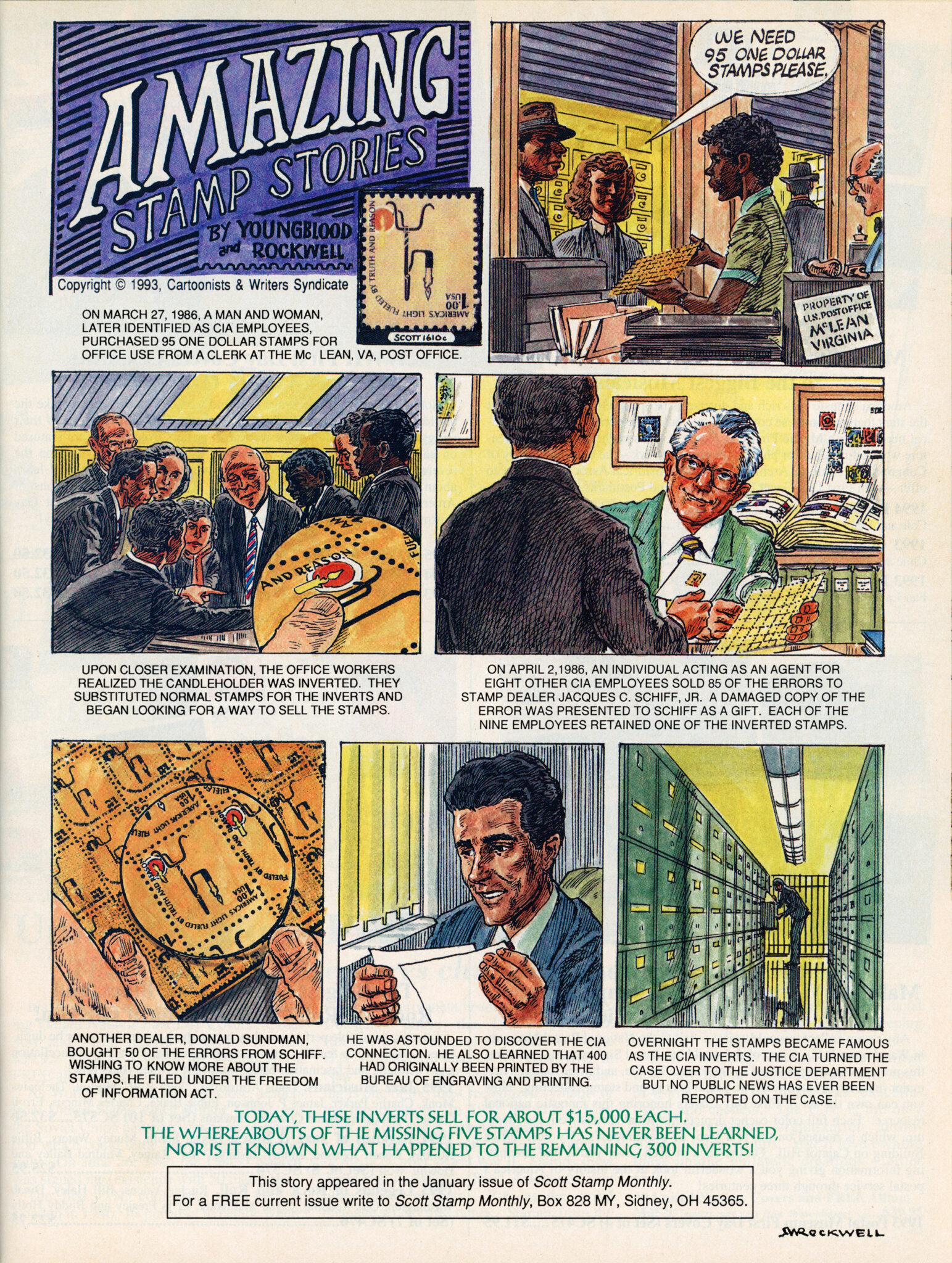 The Famous CIA Inverts | Mystic Stamp Discovery Center