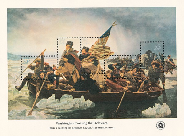 Washington Crosses the Delaware | Mystic Stamp Discovery Center