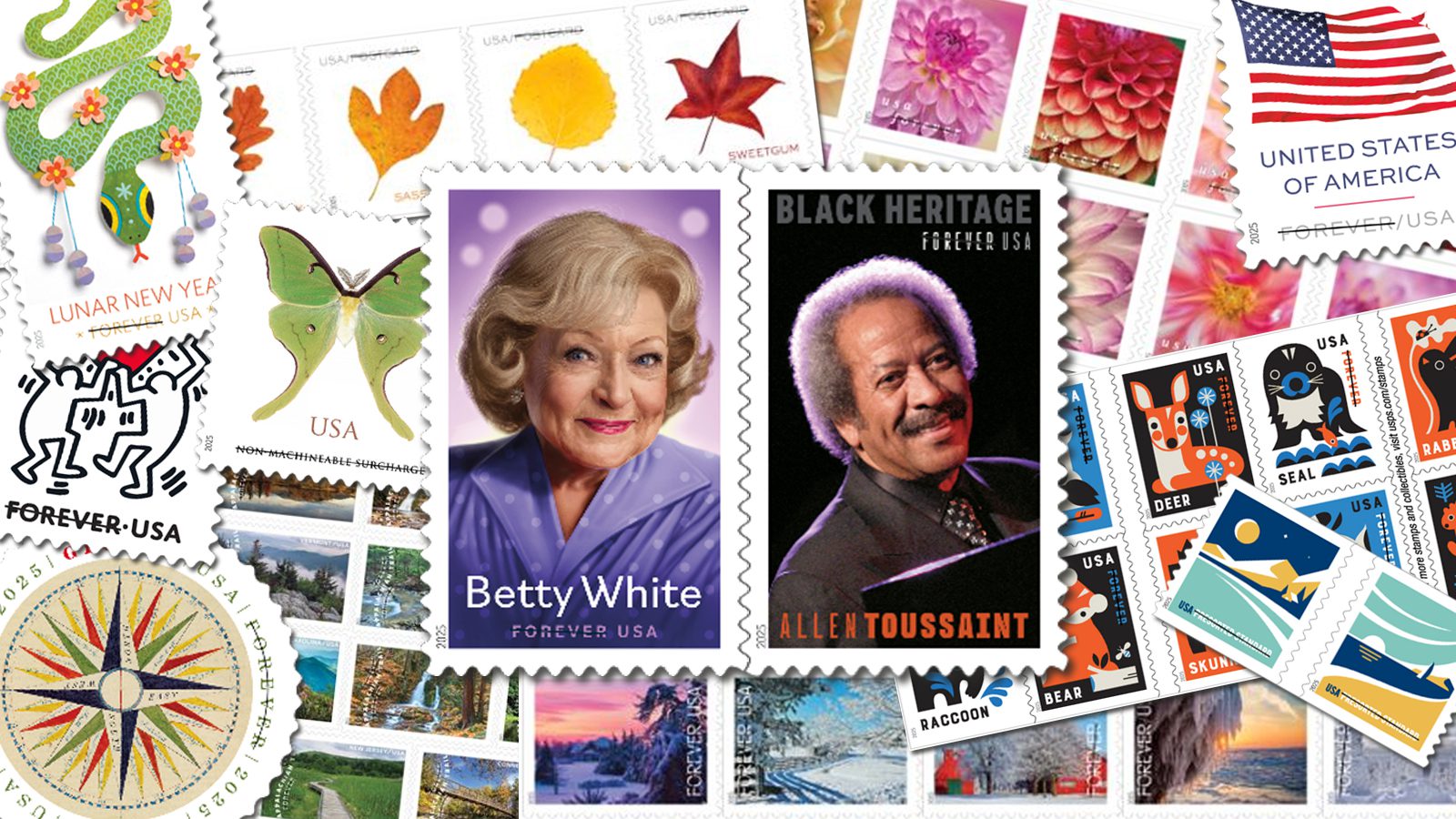 Stamp U S Postal Service Provides Sneak Peek At 2025 Stamps Stamp U S Postal Service Provides Sneak Peek At 2025 Stamps