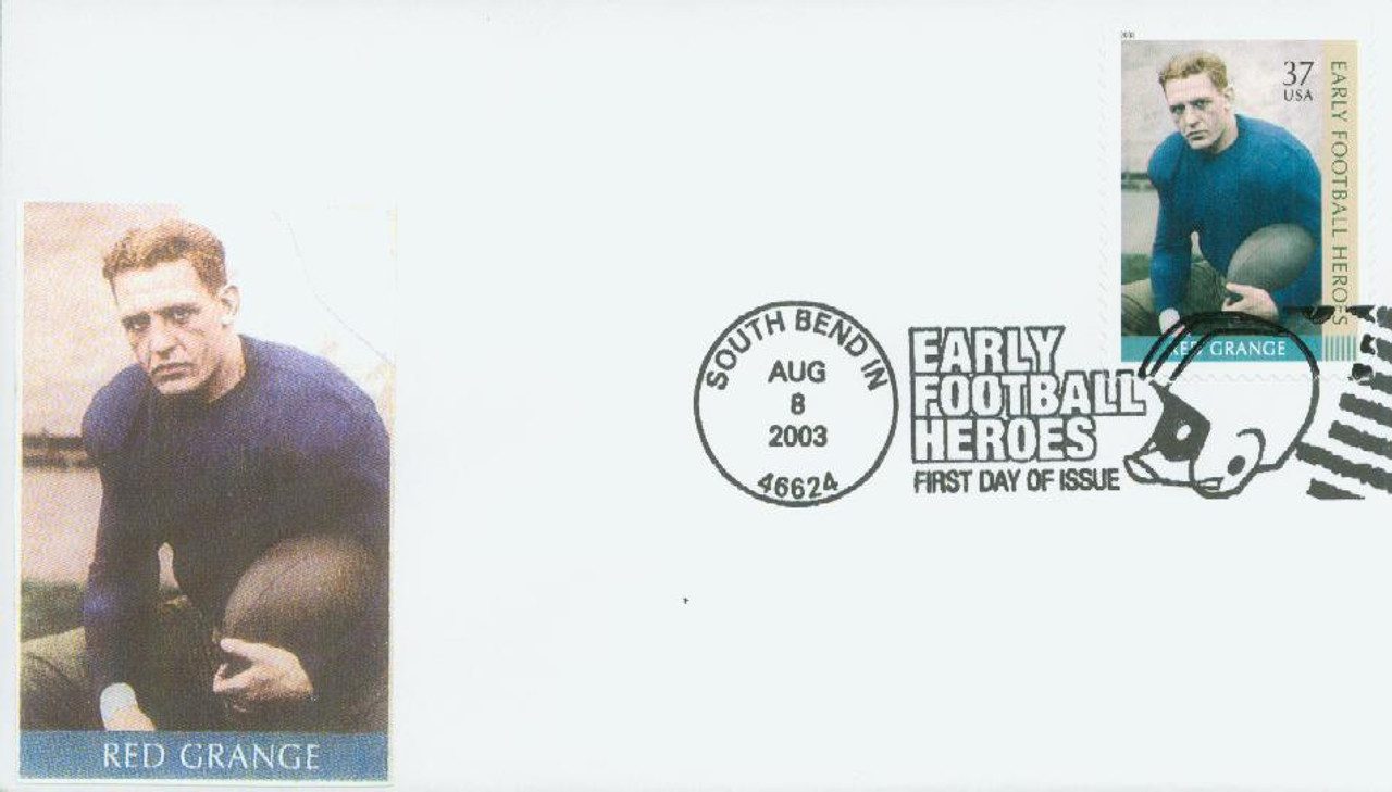 Birth of Red Grange | Mystic Stamp Discovery Center