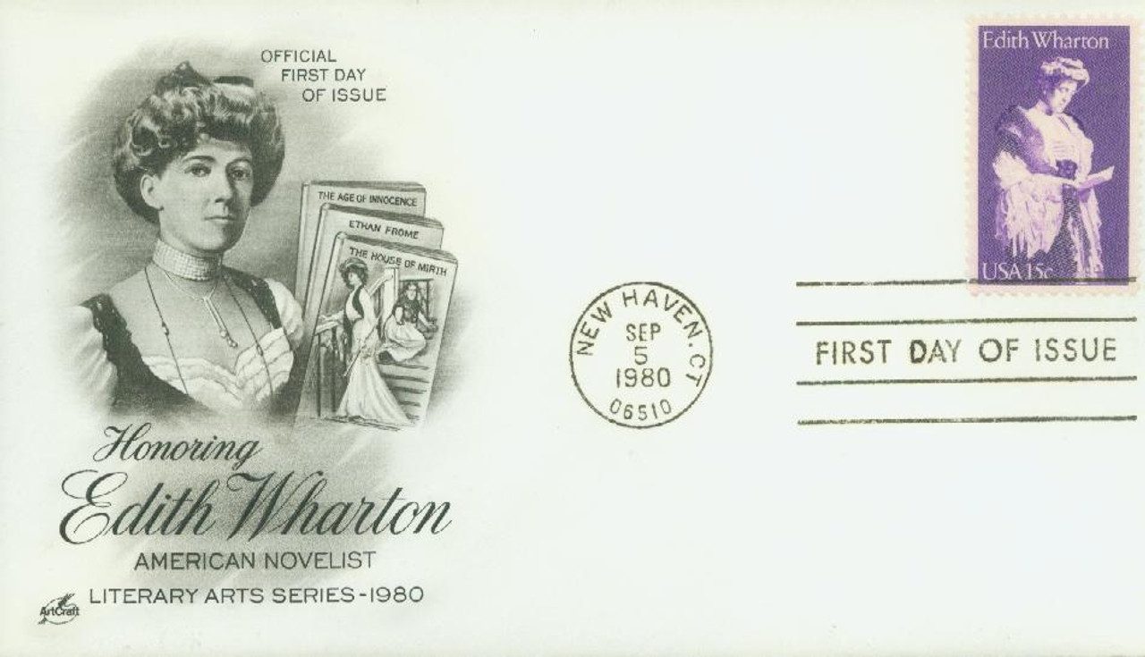 Death of Edith Wharton | Mystic Stamp Discovery Center