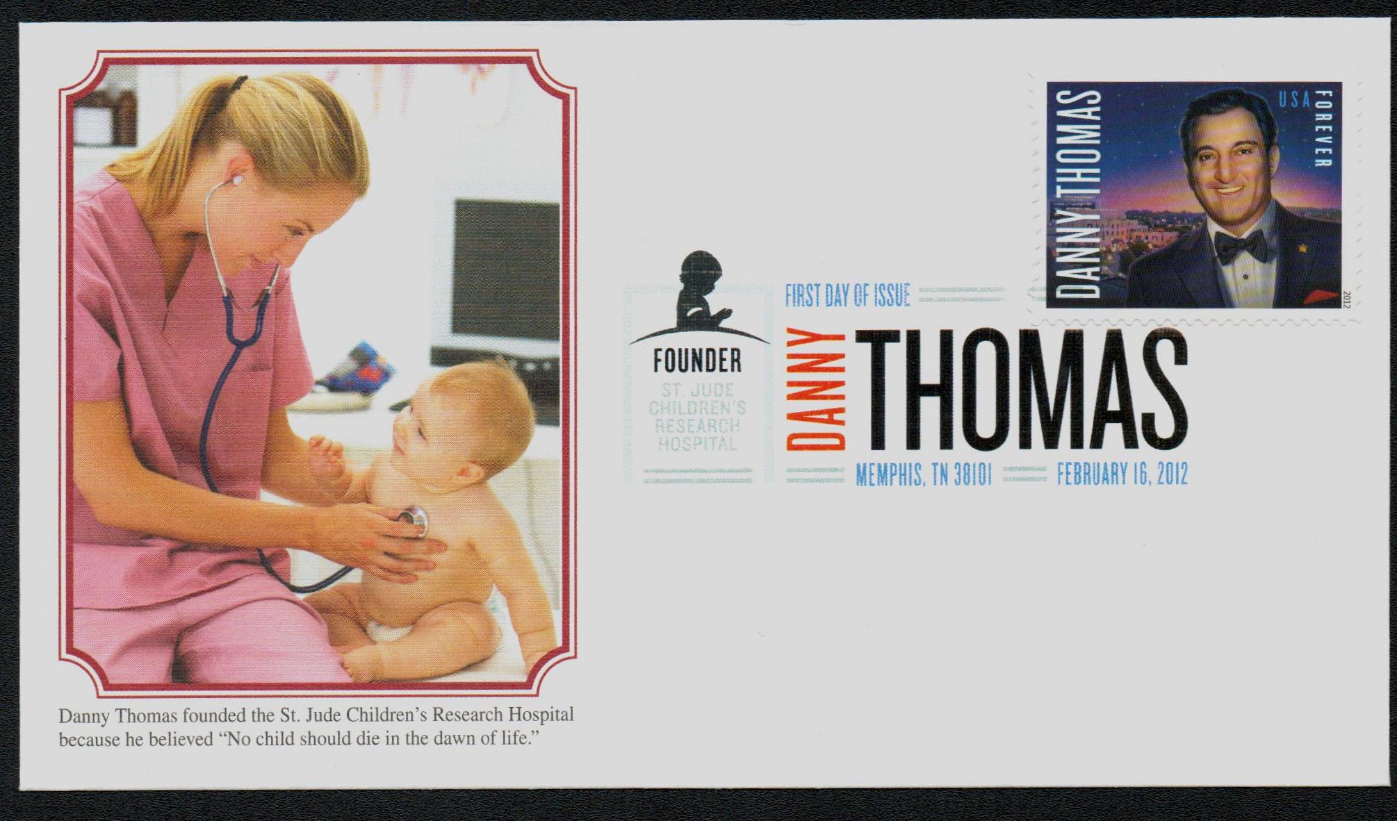 Birth of Danny Thomas | Mystic Stamp Discovery Center