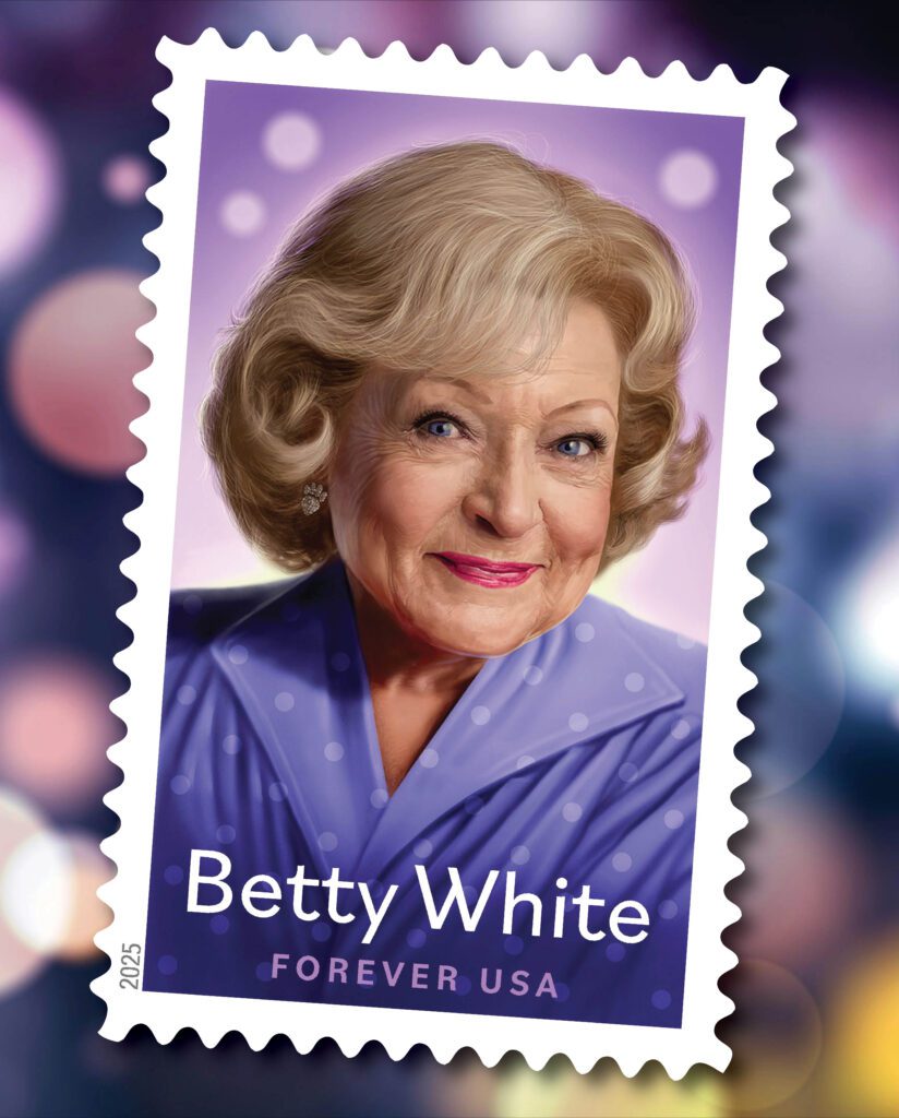 Betty White Stamp – Available Now! | Mystic Stamp Discovery Center