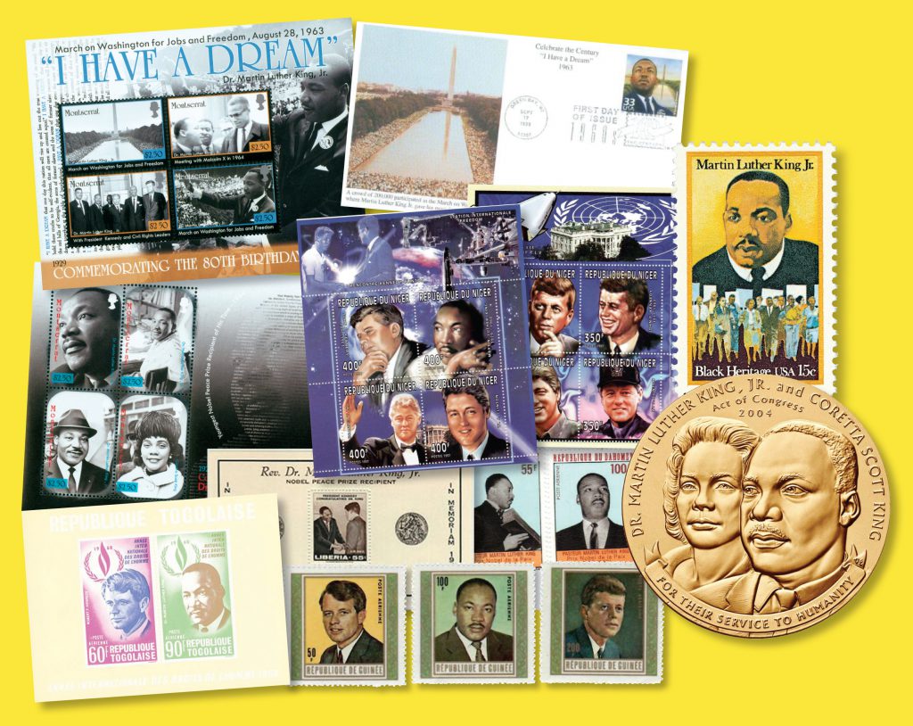 Martin Luther King Jr. Awarded Nobel Prize | Mystic Stamp Discovery Center