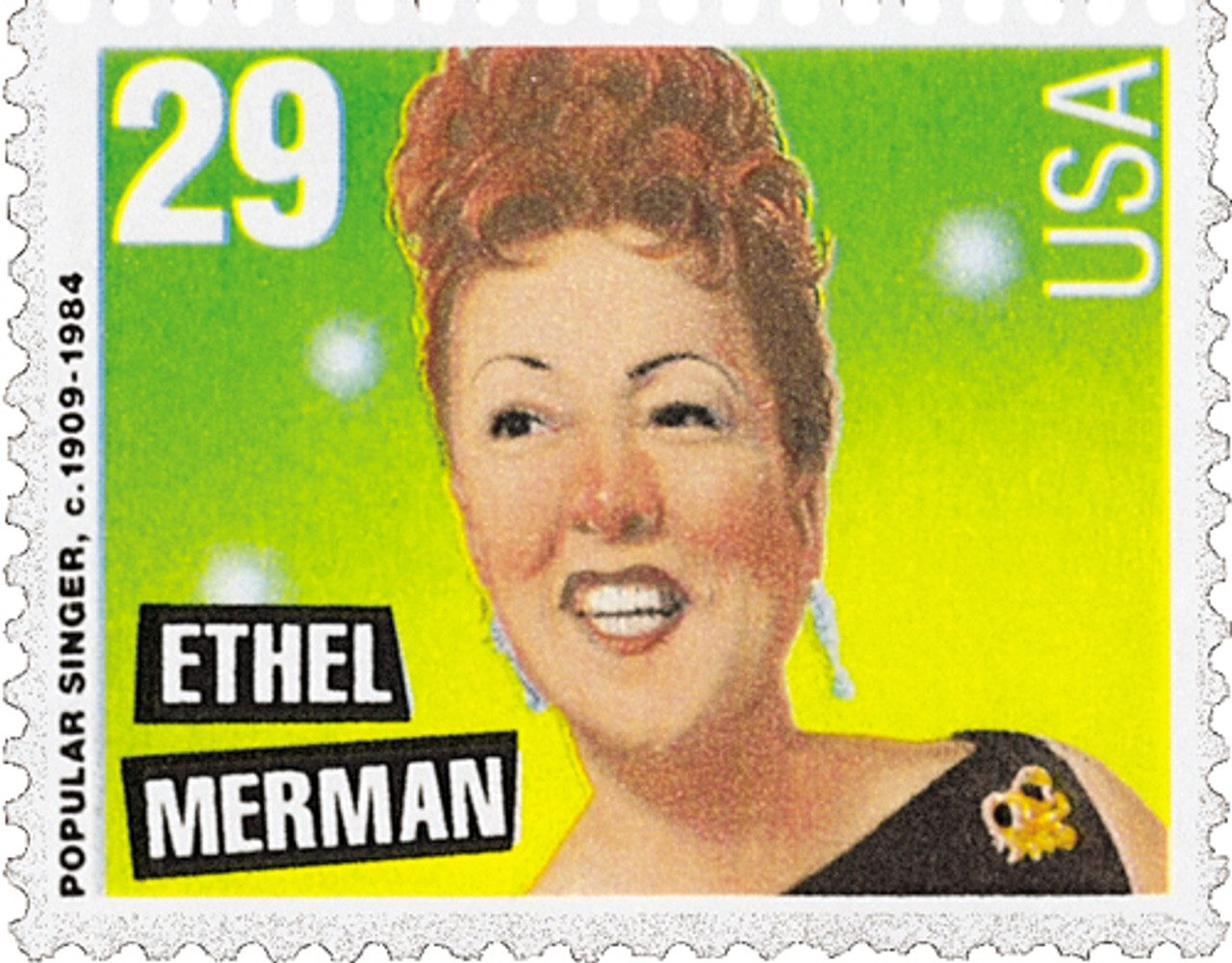 Birth of Ethel Merman | Mystic Stamp Discovery Center