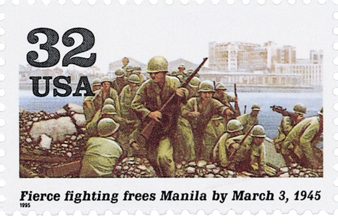 The Battle of Manila | Mystic Stamp Discovery Center
