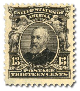 Death of President Benjamin Harrison | Mystic Stamp Discovery Center