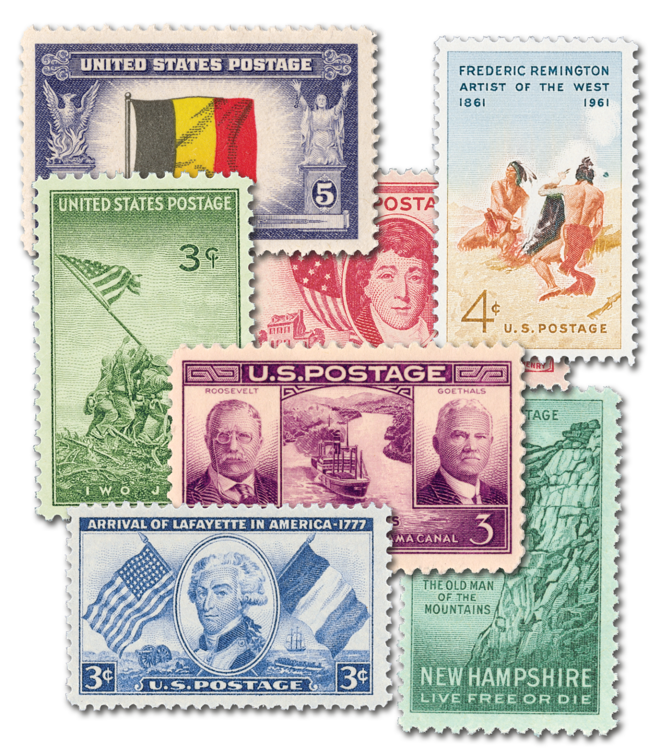 Revolutionary War Stamp Sheets | Mystic Stamp Discovery Center