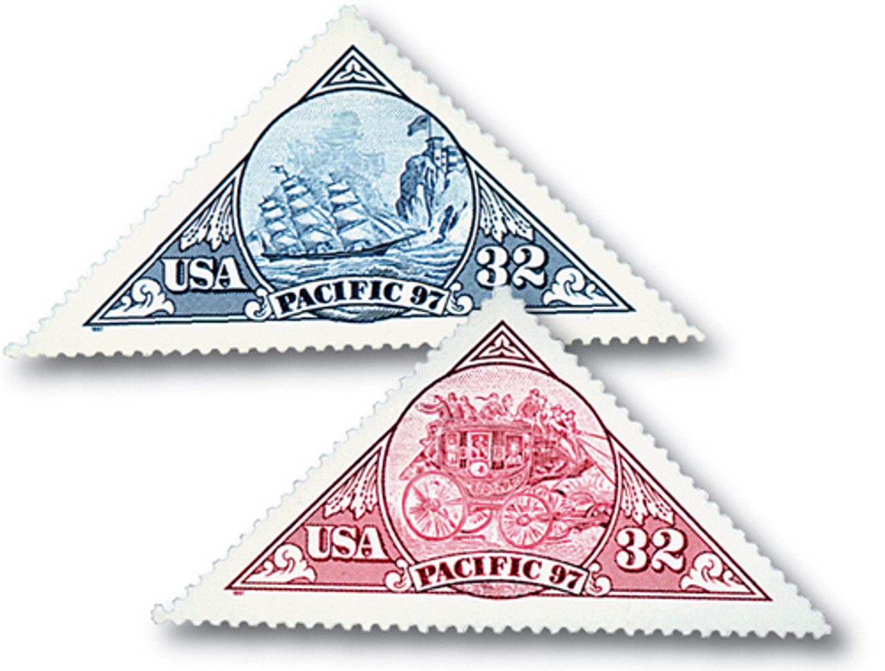 First U.S. Triangle Stamps | Mystic Stamp Discovery Center