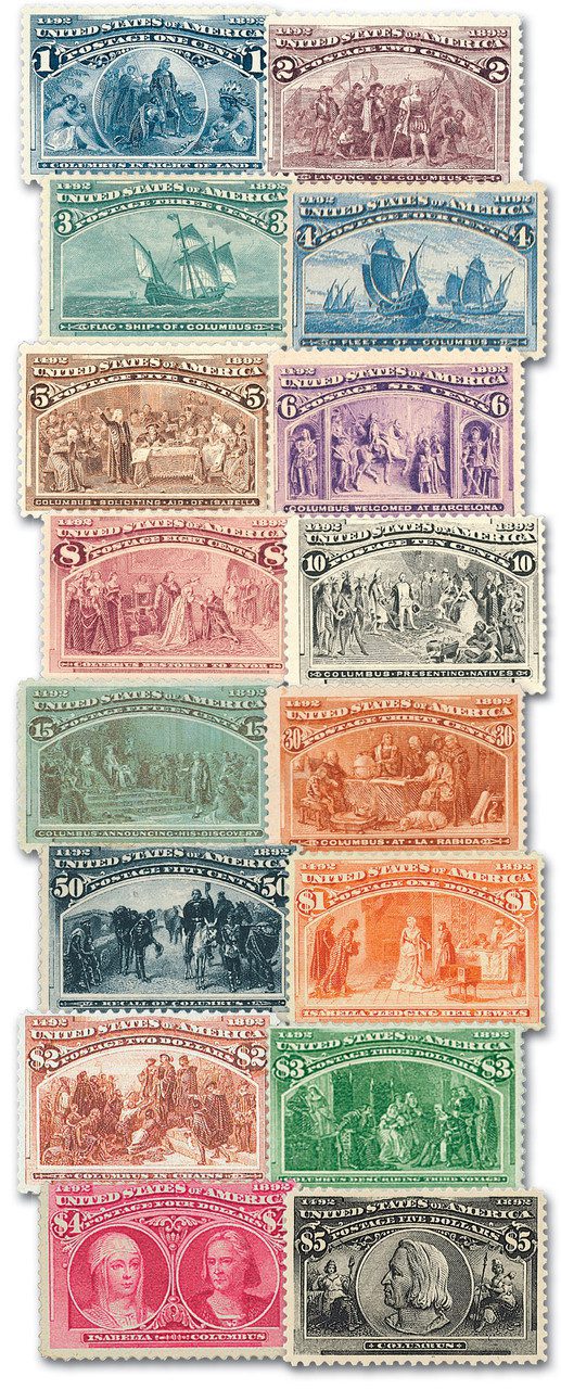 Famed Columbian Stamps Issued | Mystic Stamp Discovery Center